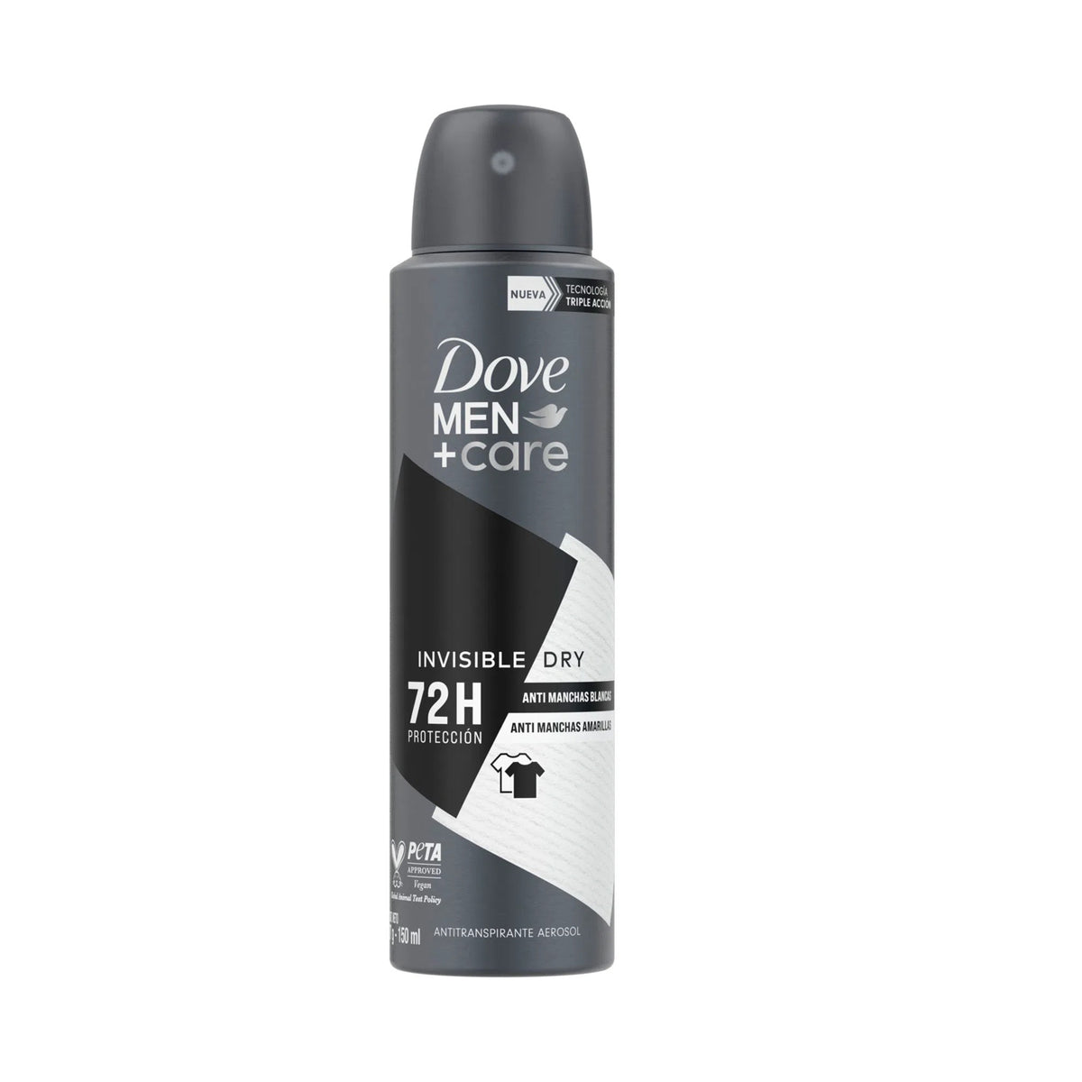 Dove Men Invisible Dry Aerosol Antitranspirante 72H X 150Ml— Farmacorp