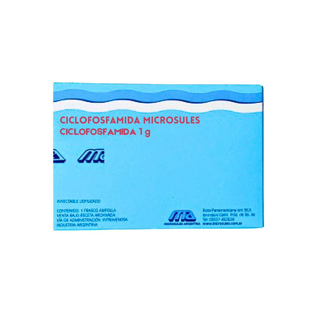 Ciclofosfamida Microsules 1Gr Iv X Ampolla— Farmacorp