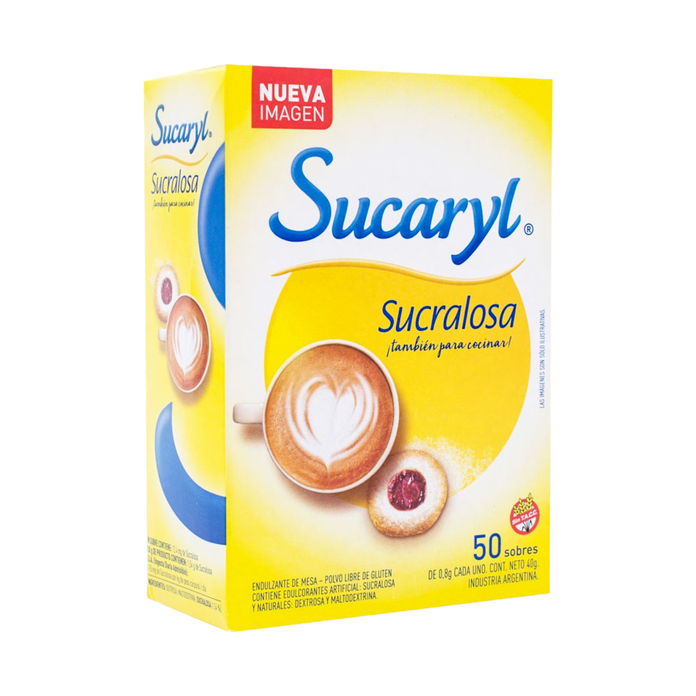 Endulzante Sucaryl Sucralosa Sin Tacc X 50 Sobres— Farmacorp