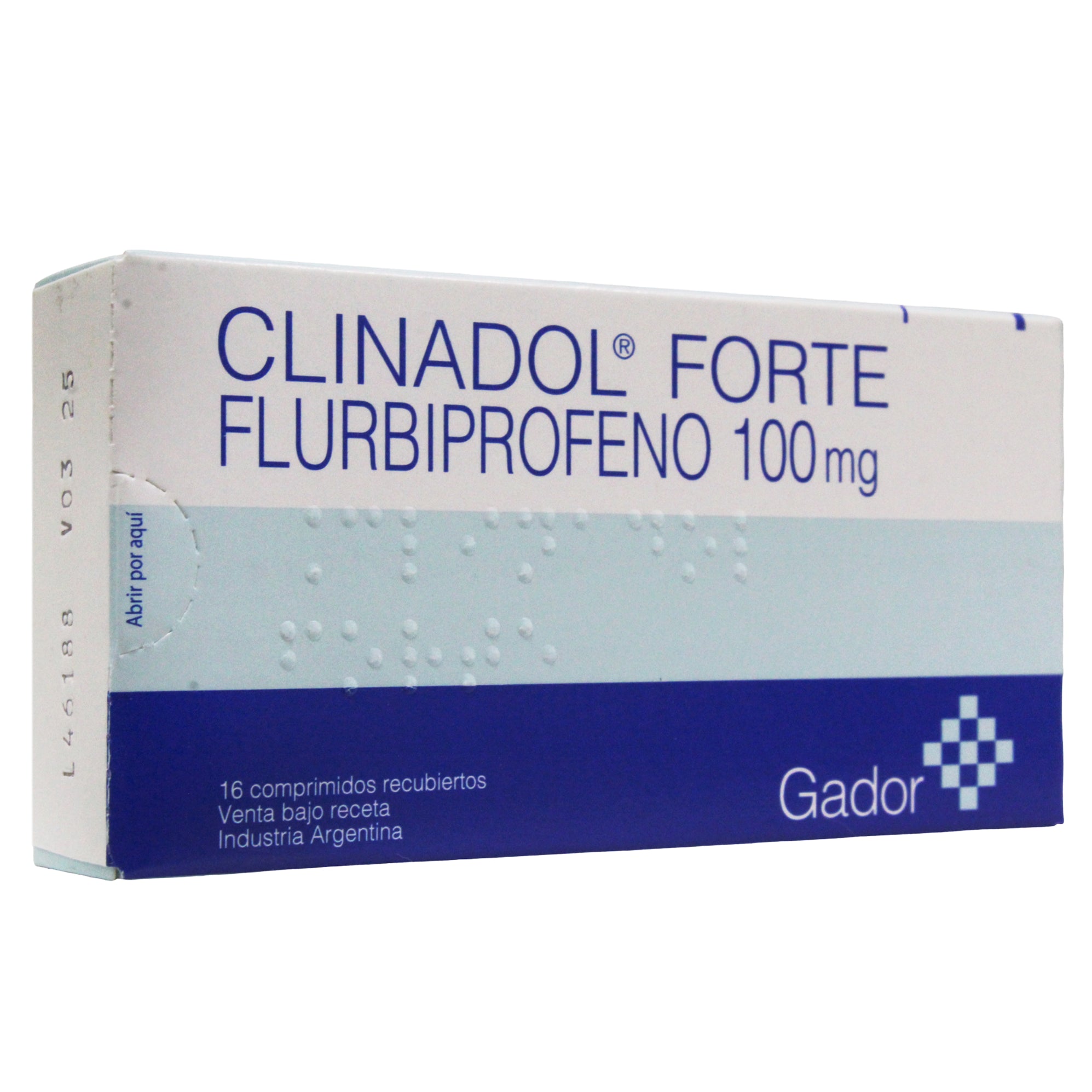 Clinadol Forte 100Mg Flurbiprofeno X Tableta— Farmacorp