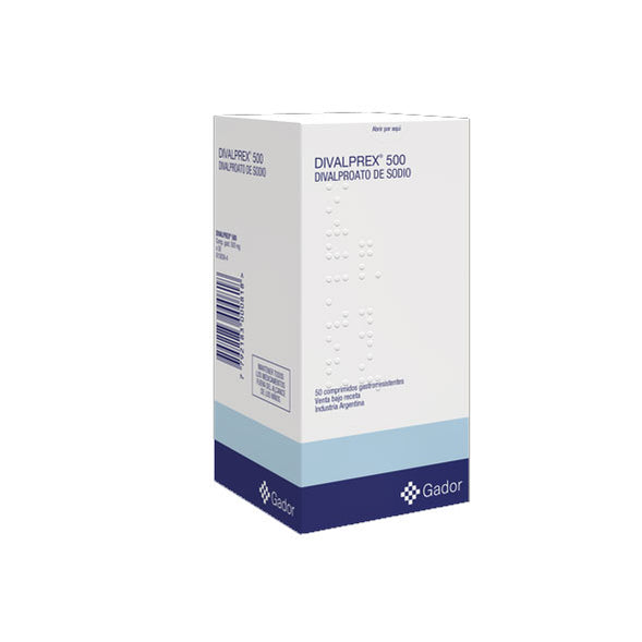 Valcote 500Mg Divalproato Sodico X Tableta— Farmacorp