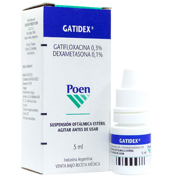 Gatidex Colirio X 5Ml Gatifloxacina Dexametasona— Farmacorp