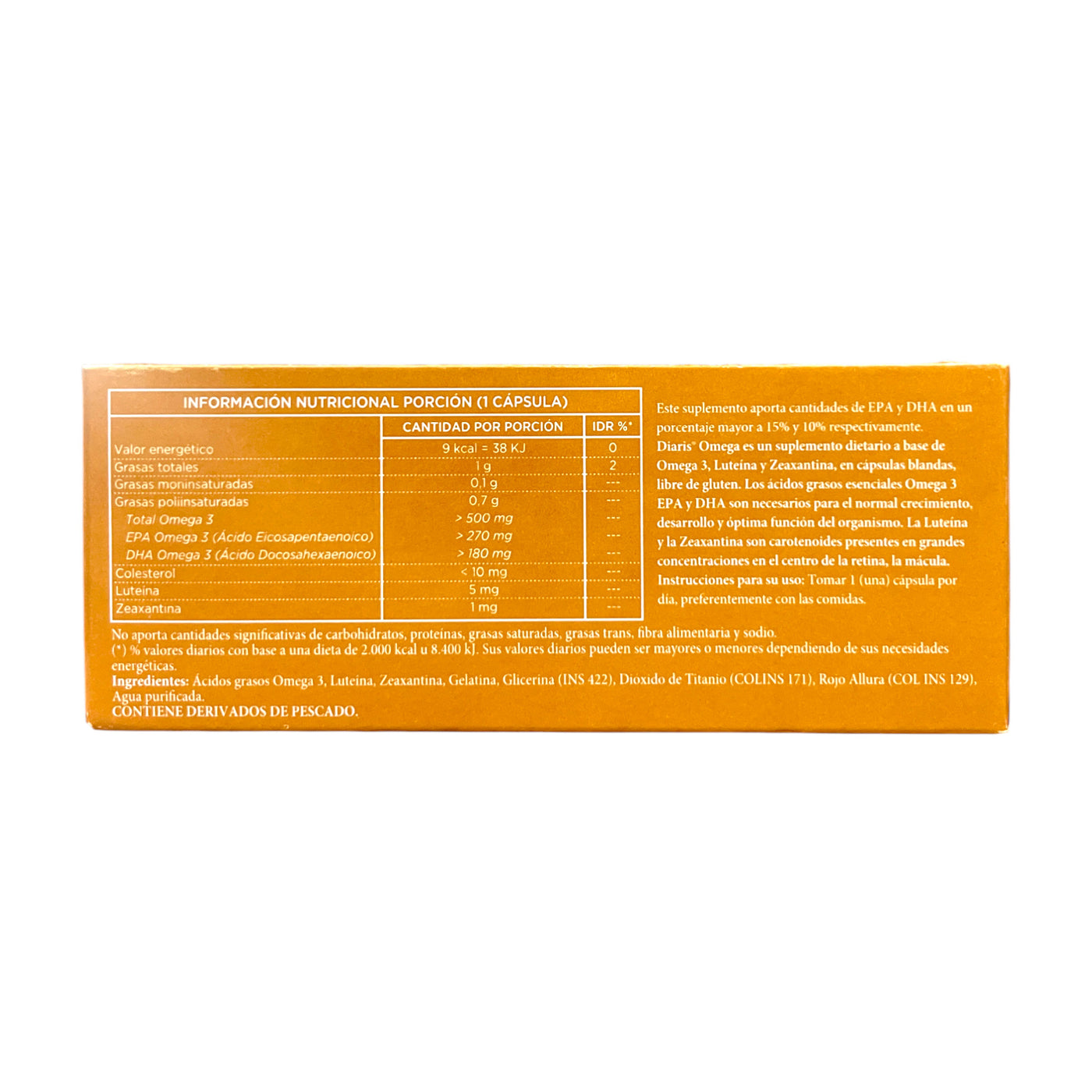 Diaris Omega X Capsula Blanda— Farmacorp