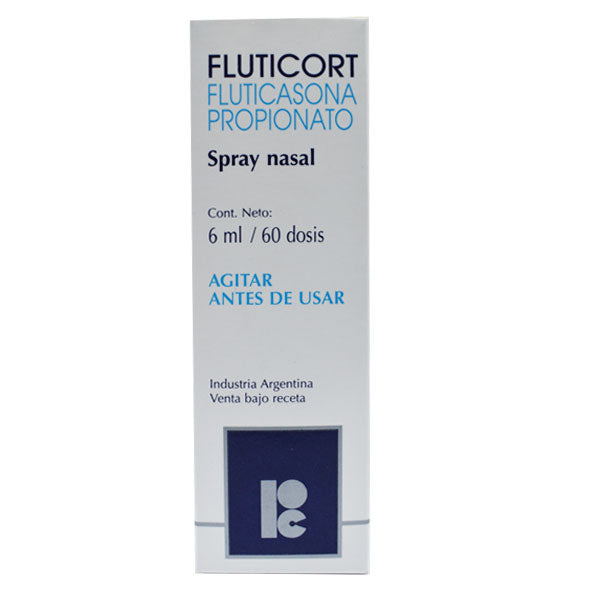 Fluticort 50Mcg Spray Nasal X 60 Dosis Fluticasona— Farmacorp