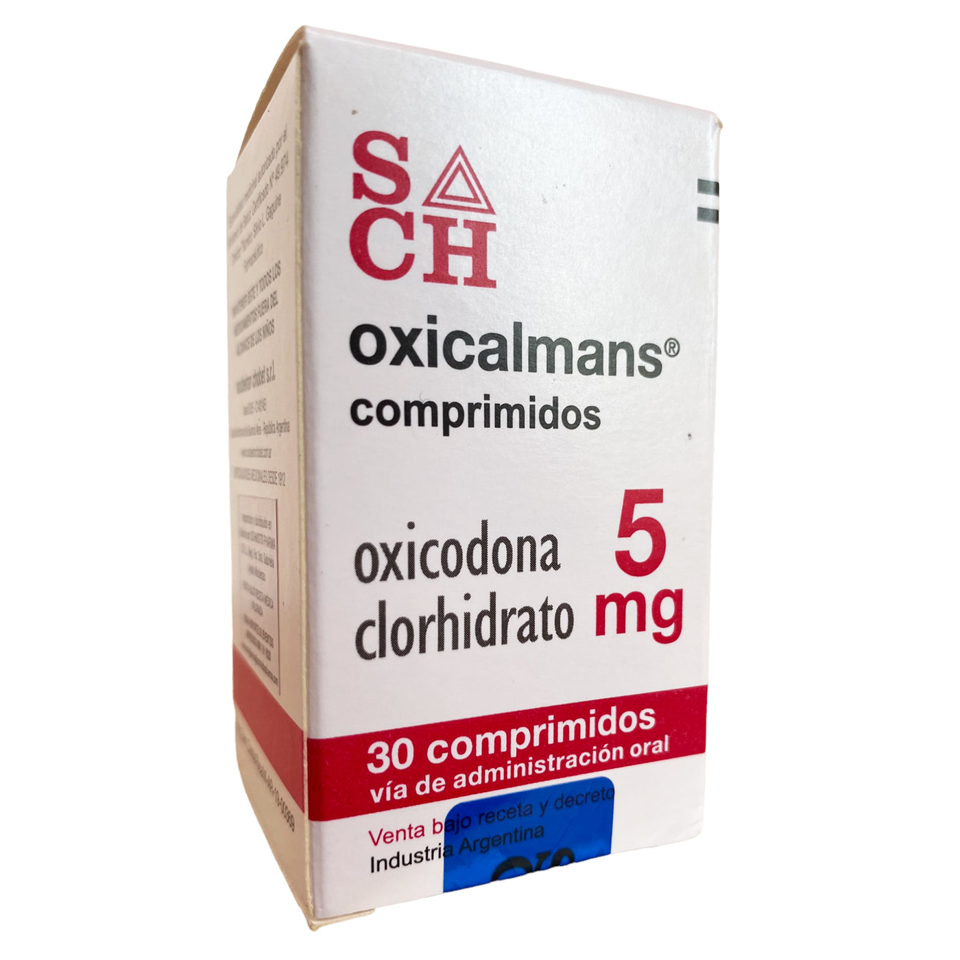 Oxicalmans 5Mg Oxicodona Frasco X 30 Comprimidos— Farmacorp