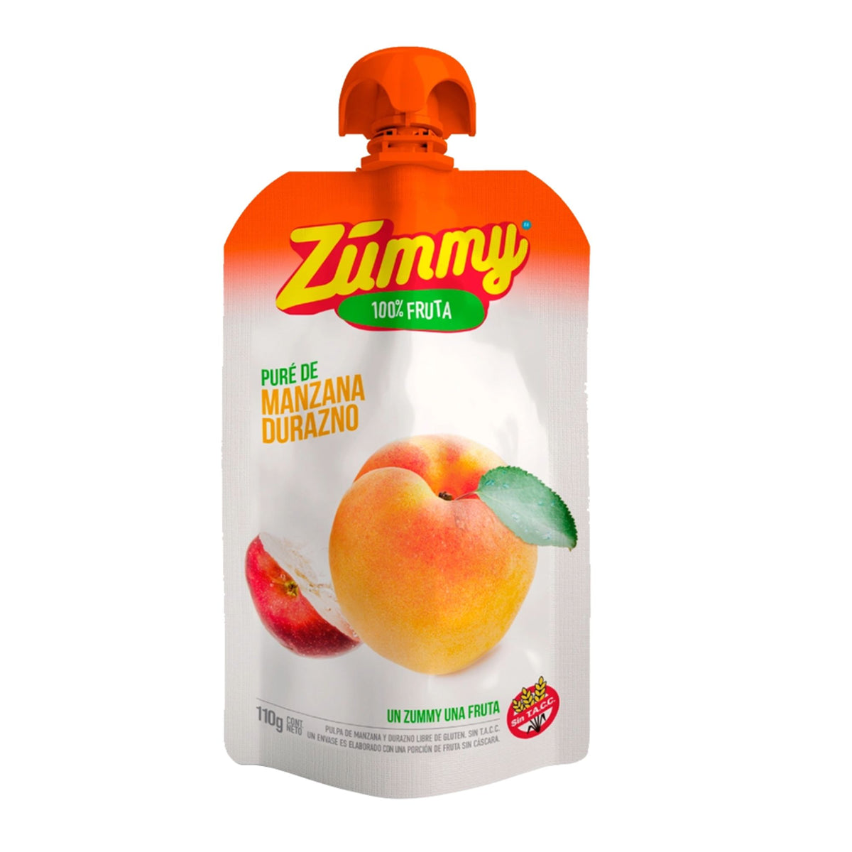 Pure De Fruta Zummy Manzana / Durazno X 110G— Farmacorp