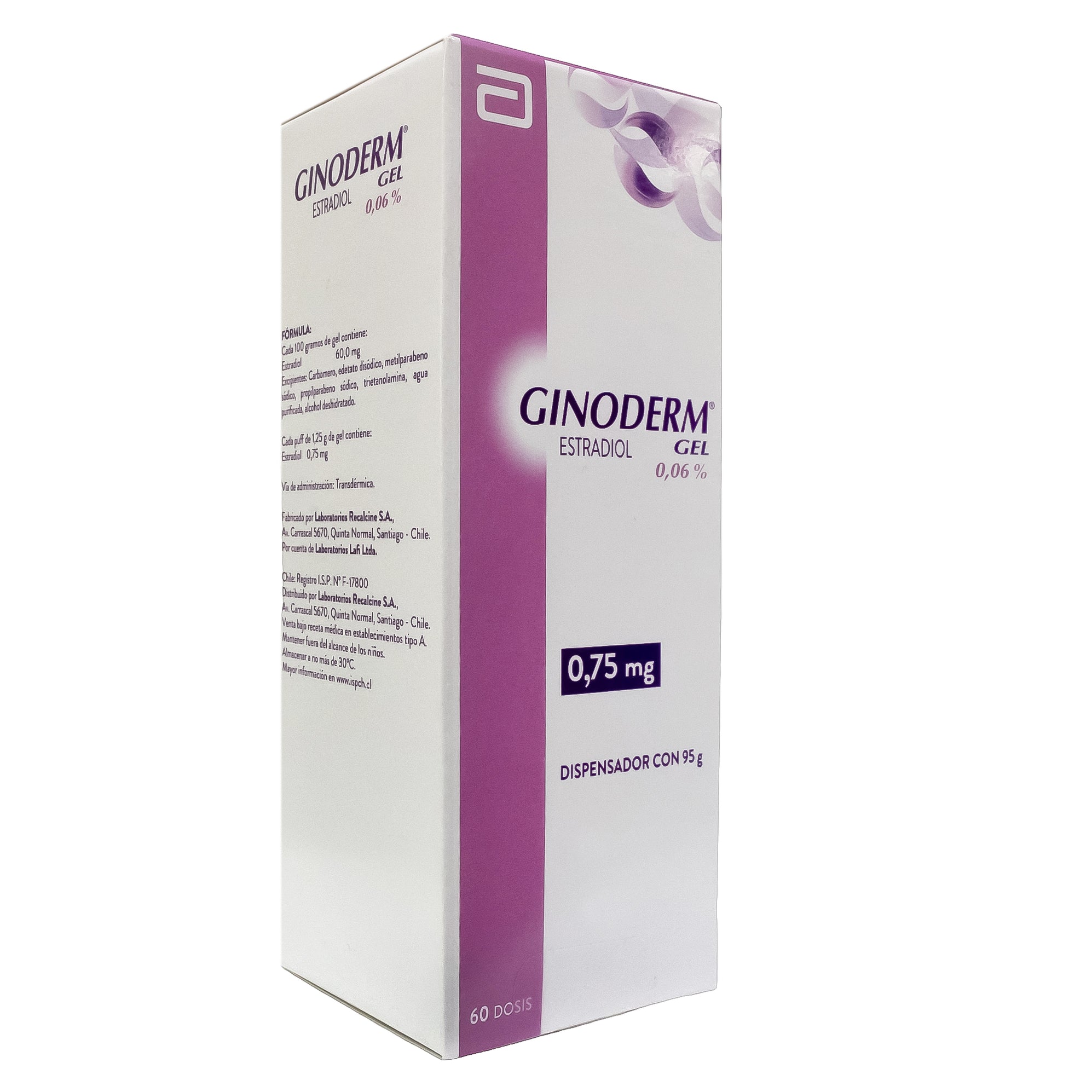 Ginoderm 0.06% Gel X 95G Estradiol 60 Dosis— Farmacorp