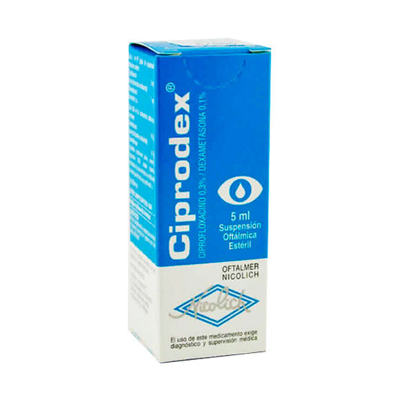 Ciprodex Otico X 7.5Ml Ciprofloxacina Dexametasona— Farmacorp