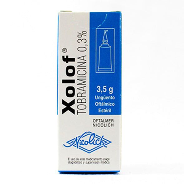 Xolof Tobramicina 0.3 Unguento X 3.5G— Farmacorp