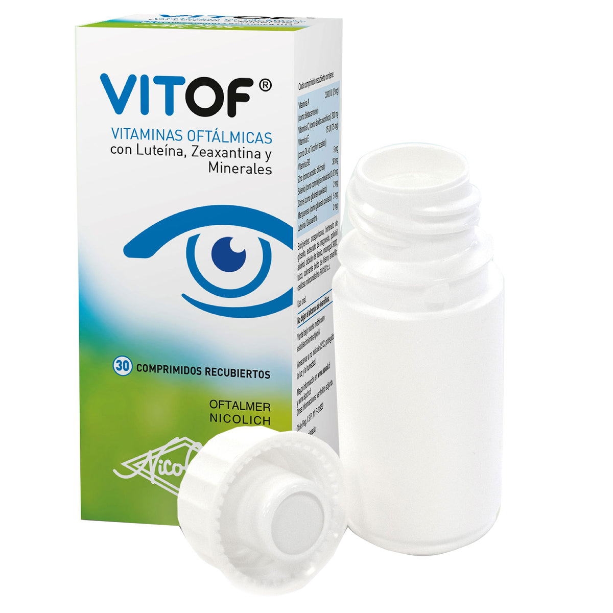 Vitof X 30 Comp Vitaminas Oftalmicas— Farmacorp
