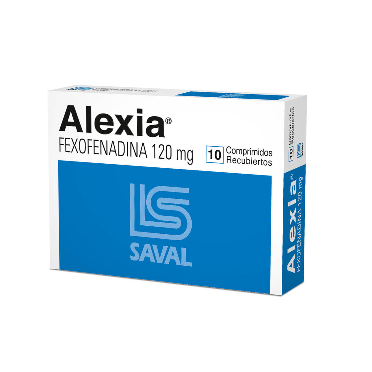 Alexia 120Mg Fexofenadina X Tableta— Farmacorp