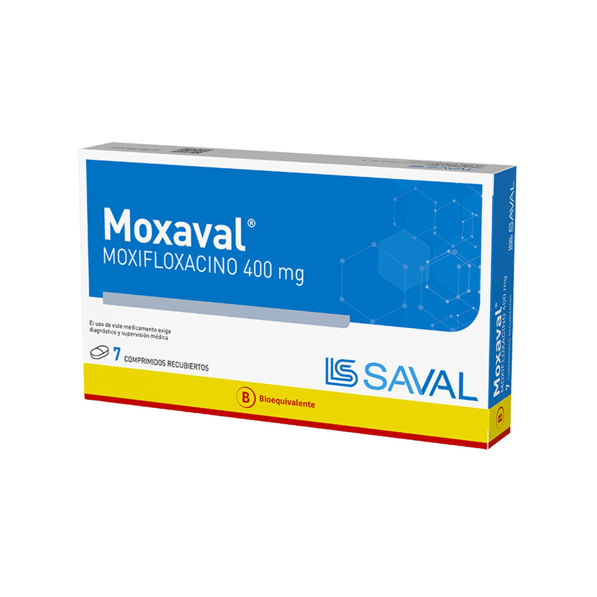 Moxaval 400Mg Moxifloxacino X Comprimido— Farmacorp