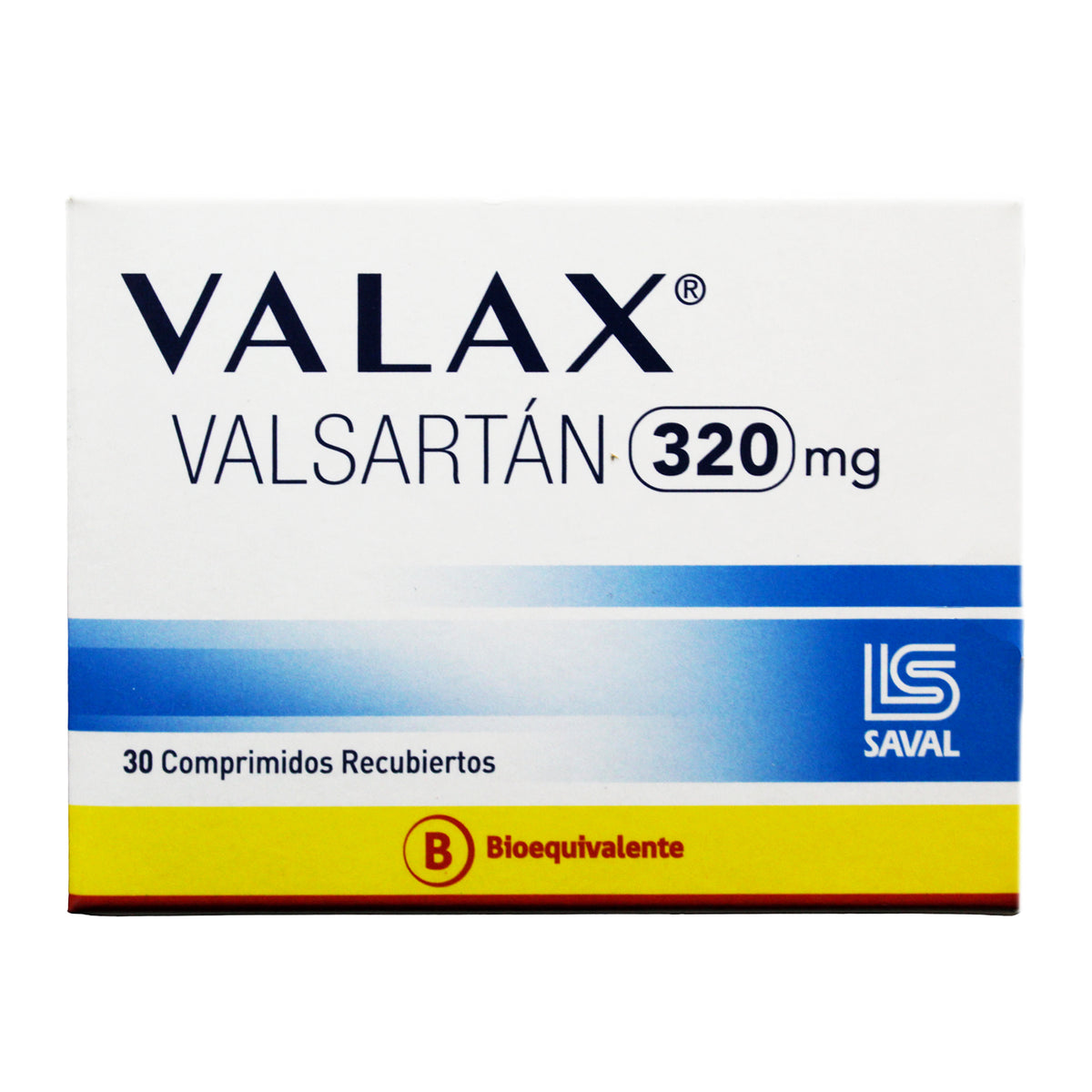 Valax Valsartan 320Mg X Tableta— Farmacorp