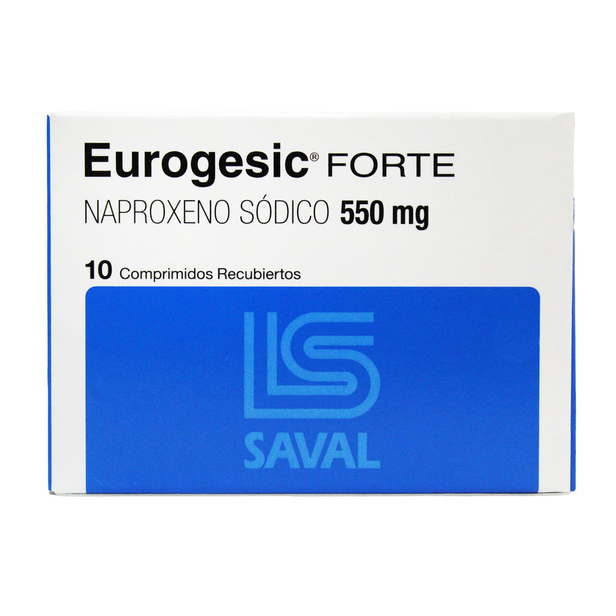 Eurogesic Forte 550Mg Naproxeno X Tableta— Farmacorp