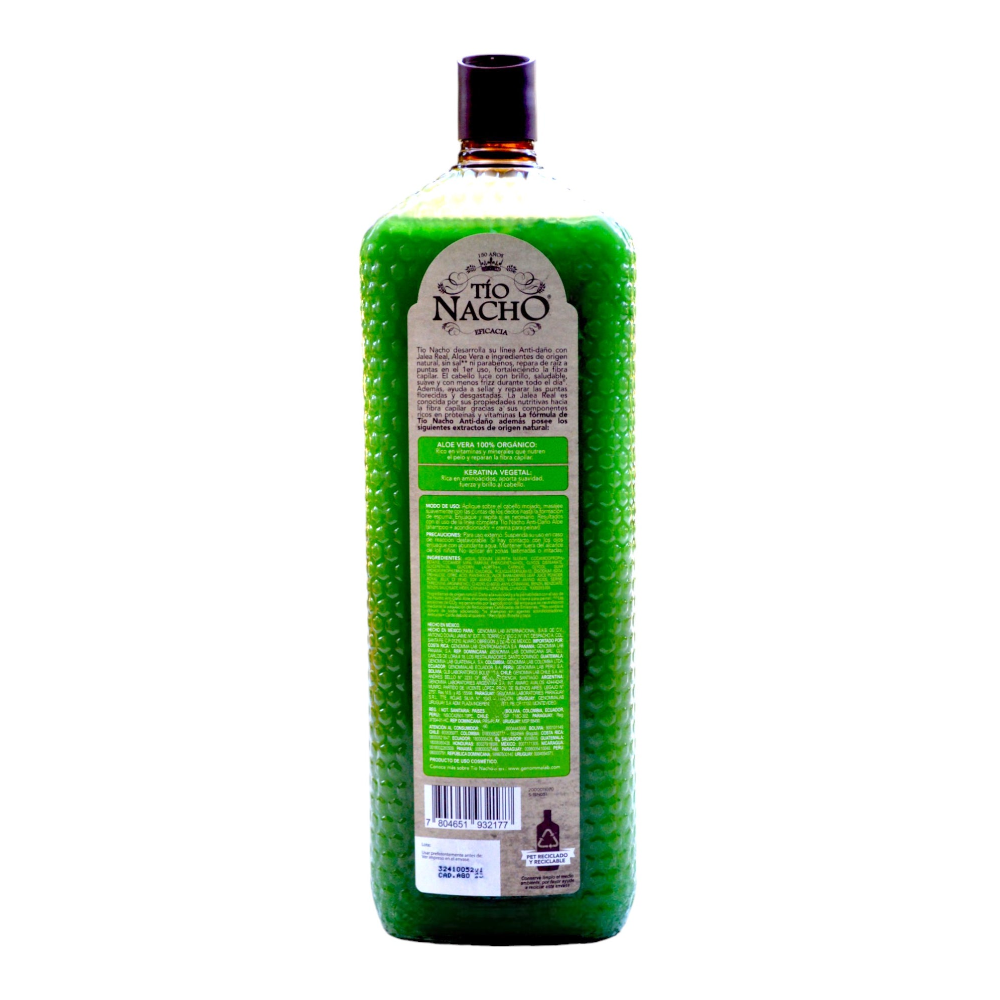 Shampoo Tio Nacho Anti Daño Aloe Vera X 1L— Farmacorp