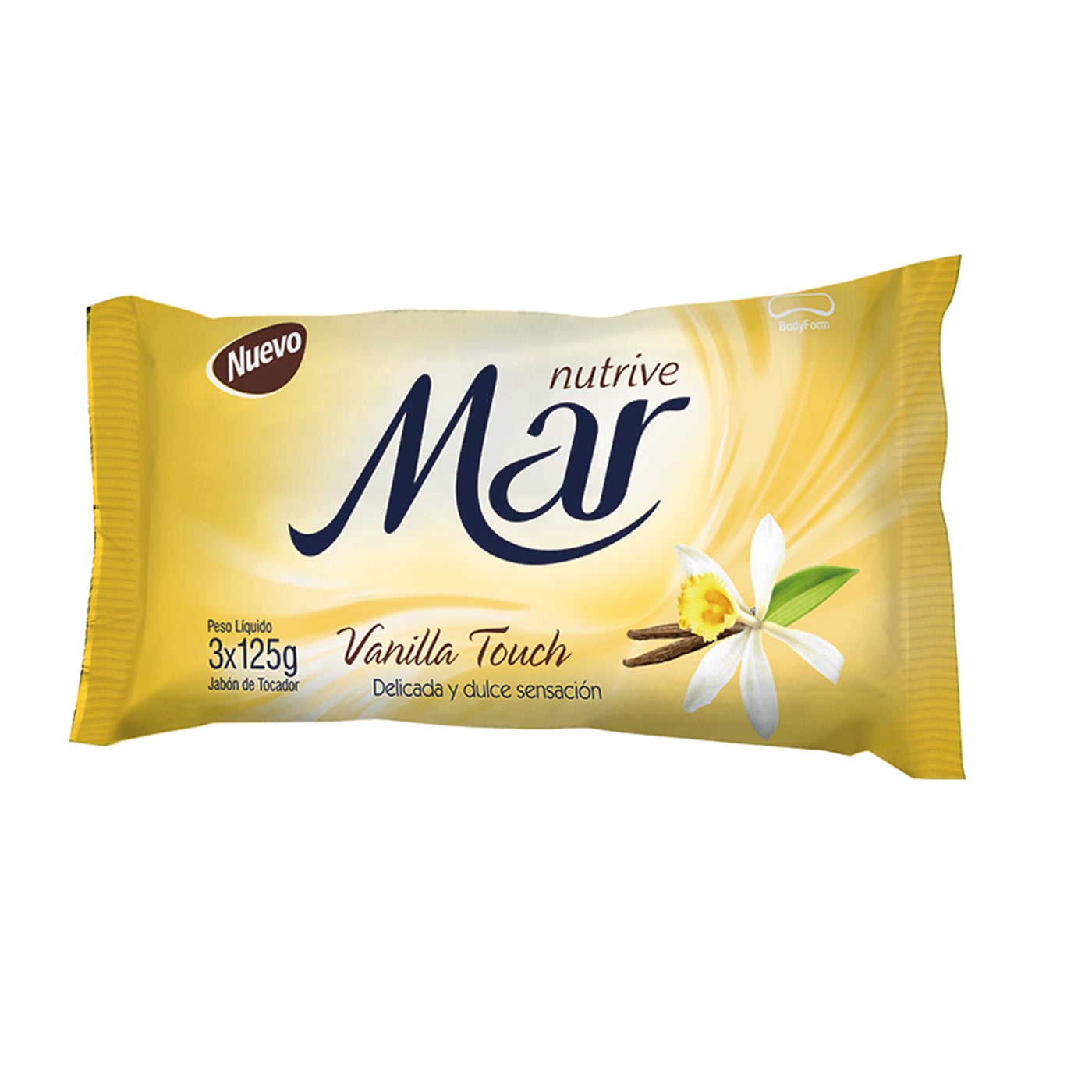Mar Nutritive Jabon De Tocador 3X125g Vainilla— Farmacorp