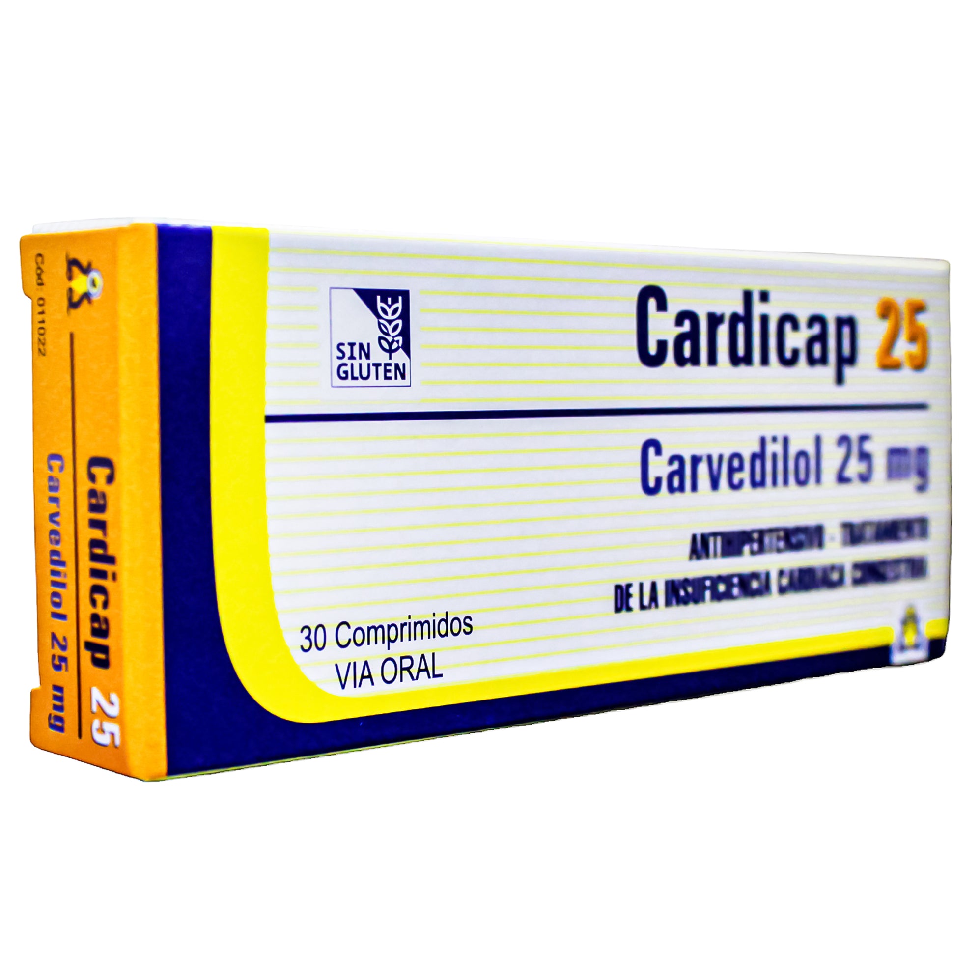 Cardicap 25Mg Carvedilol X Comprimido— Farmacorp