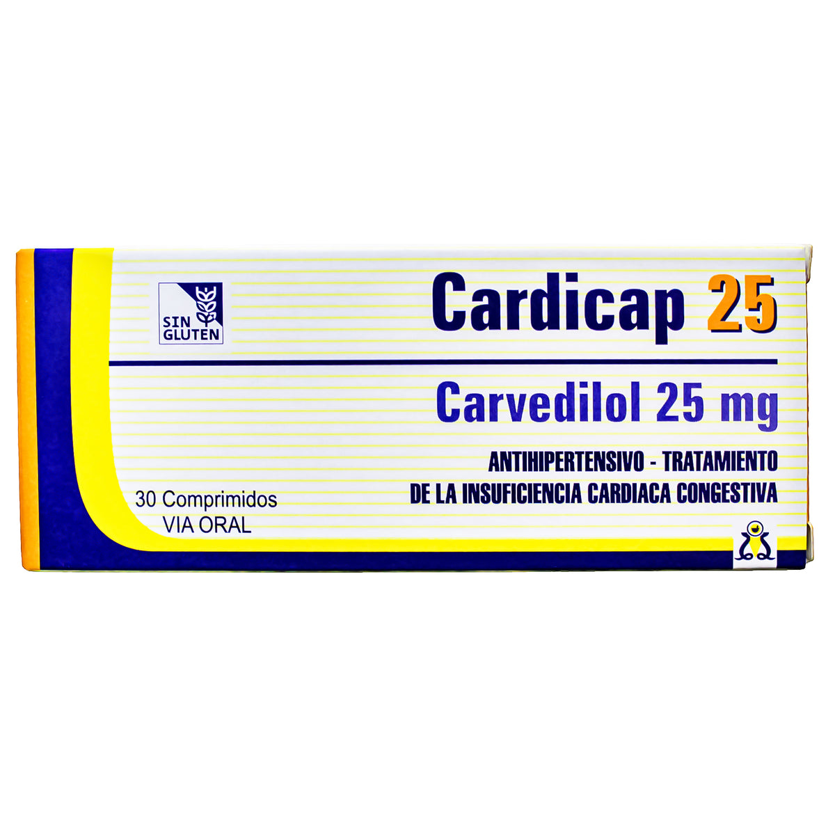 Cardicap 25Mg Carvedilol X Comprimido— Farmacorp