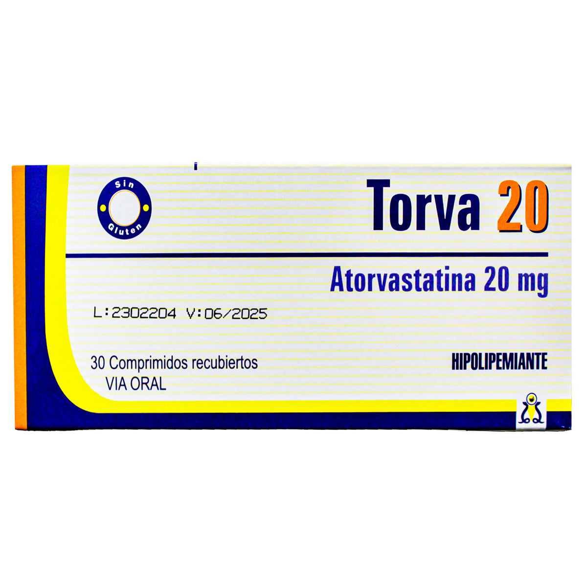 Torva 20Mg Atorvastatina X Comprimido— Farmacorp
