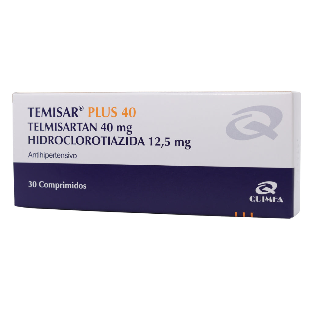 Telmix D Telmisartan 40Mg Y Hidroclorotiazida 12.5Mg X Tableta— Farmacorp