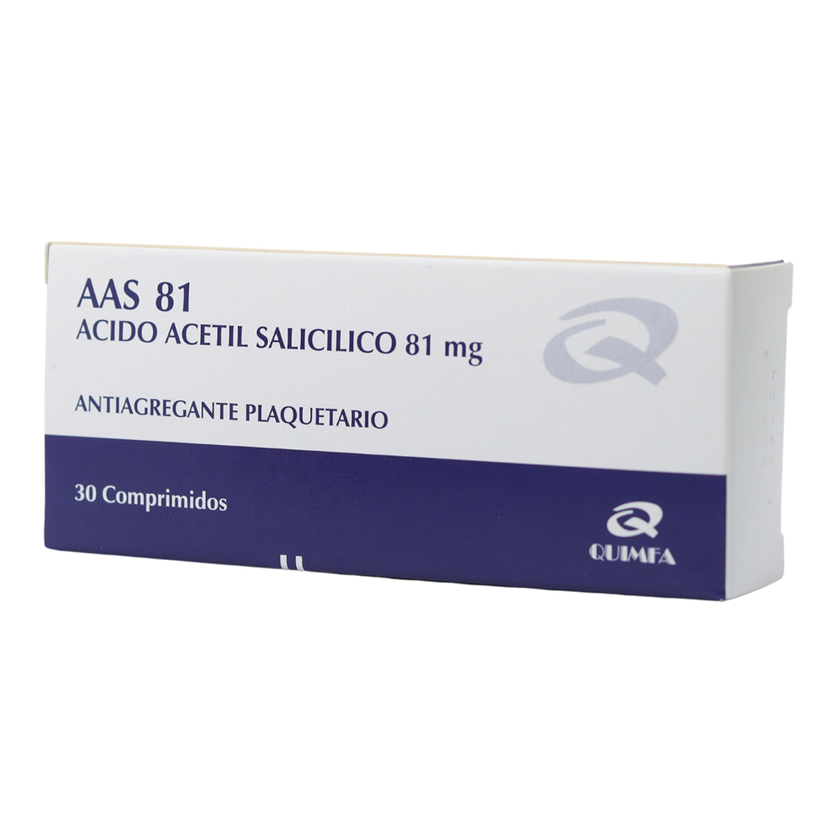 Aas 81Mg Acido Acetil Salicilico X Tableta— Farmacorp