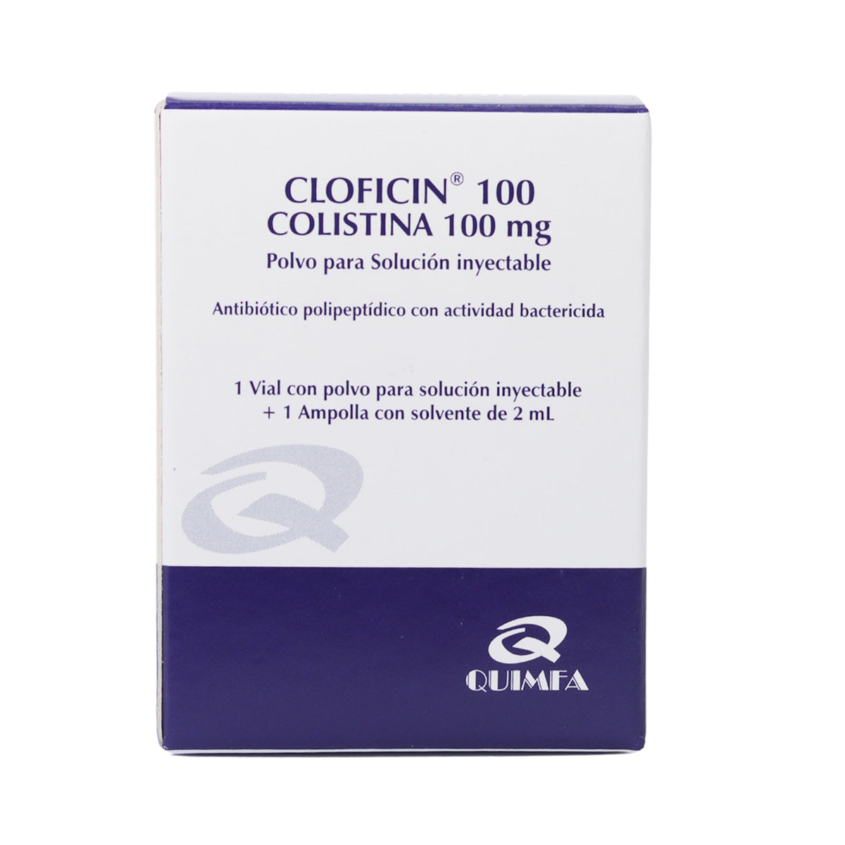 Cloficin 100Mg Im-Iv X 1 Frasco Amp Colistina— Farmacorp