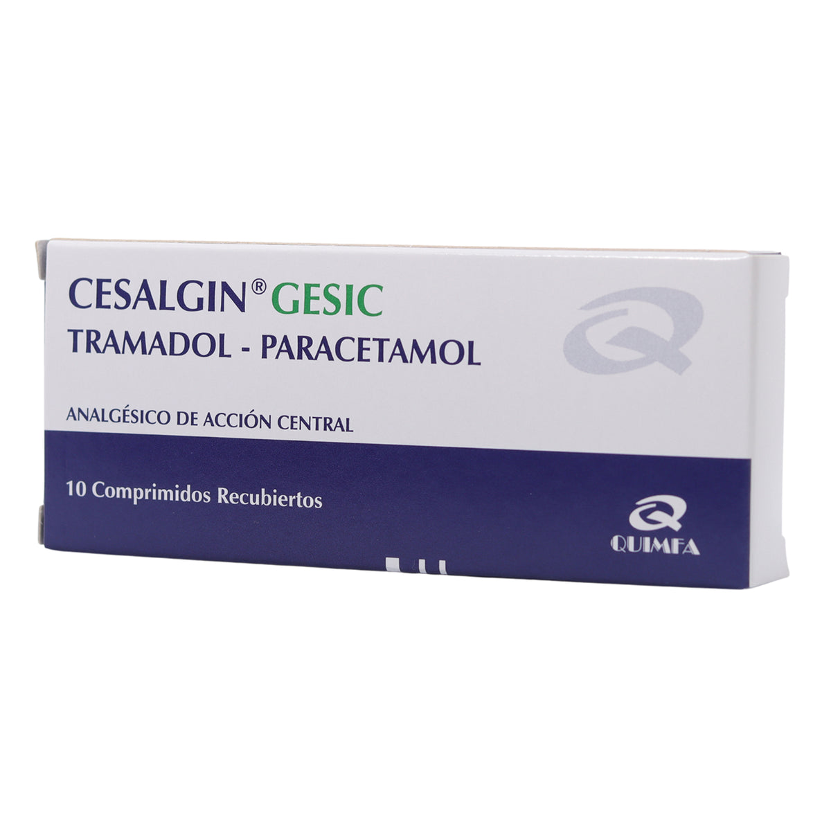 Cesalgin Gesic Tramadol 37.5Mg Y Paracetamol 325Mg X Tableta— Farmacorp