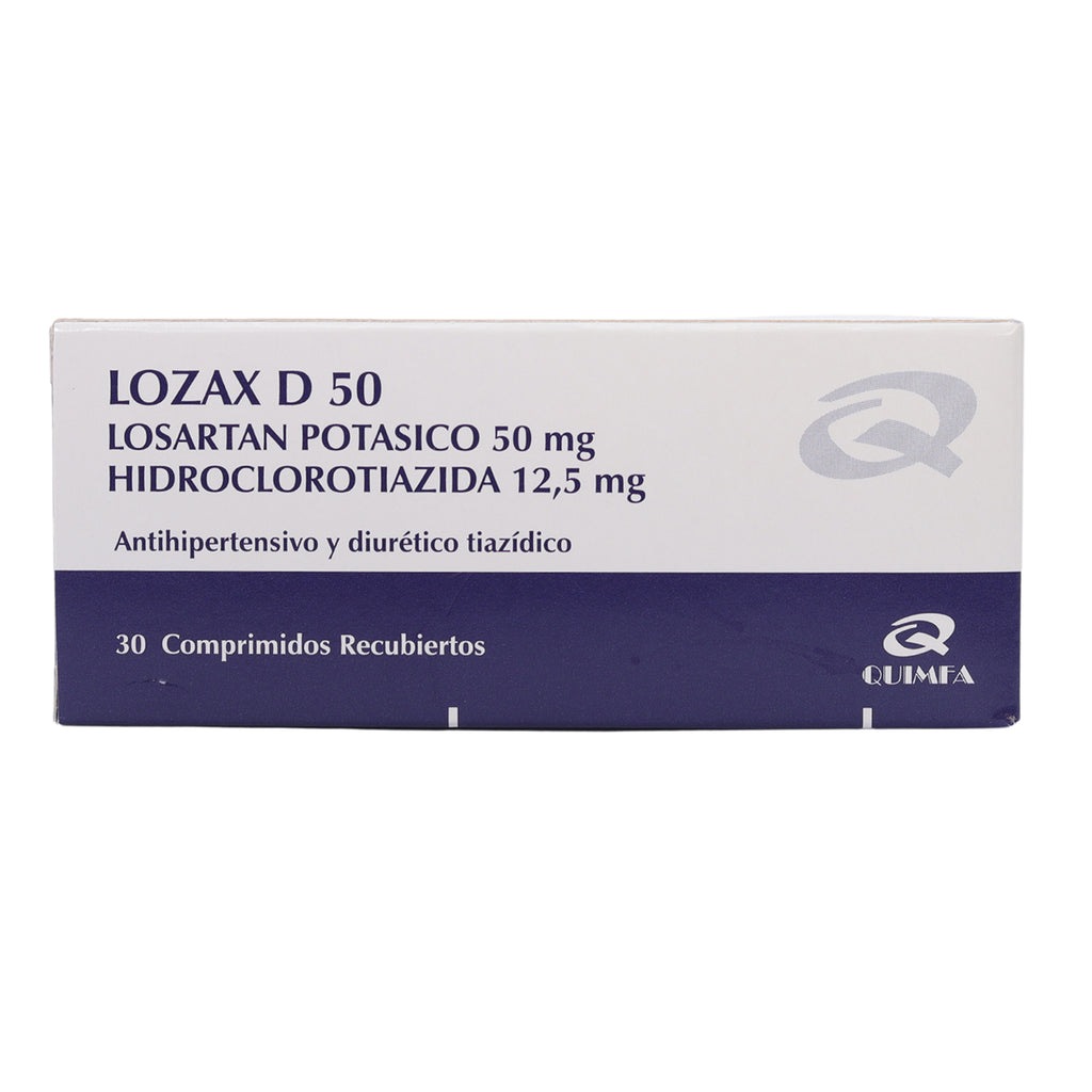 Xartan D 50Mg Losartan Y 12.5Mg Hidroclorotiazida X Tableta— Farmacorp