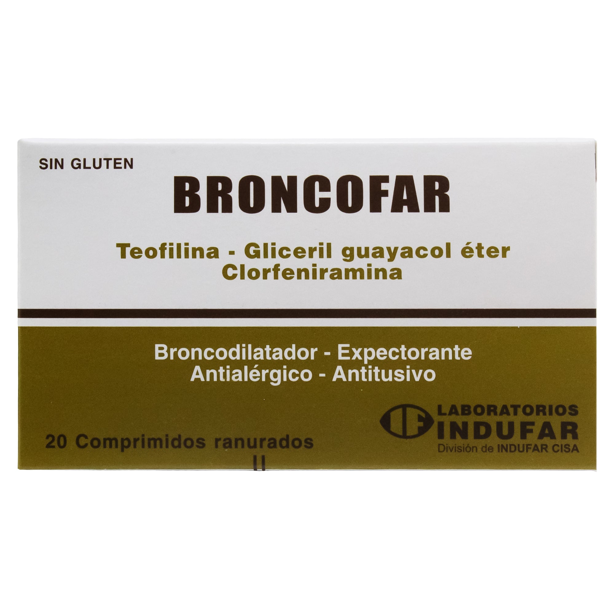 Broncofar X Tableta— Farmacorp