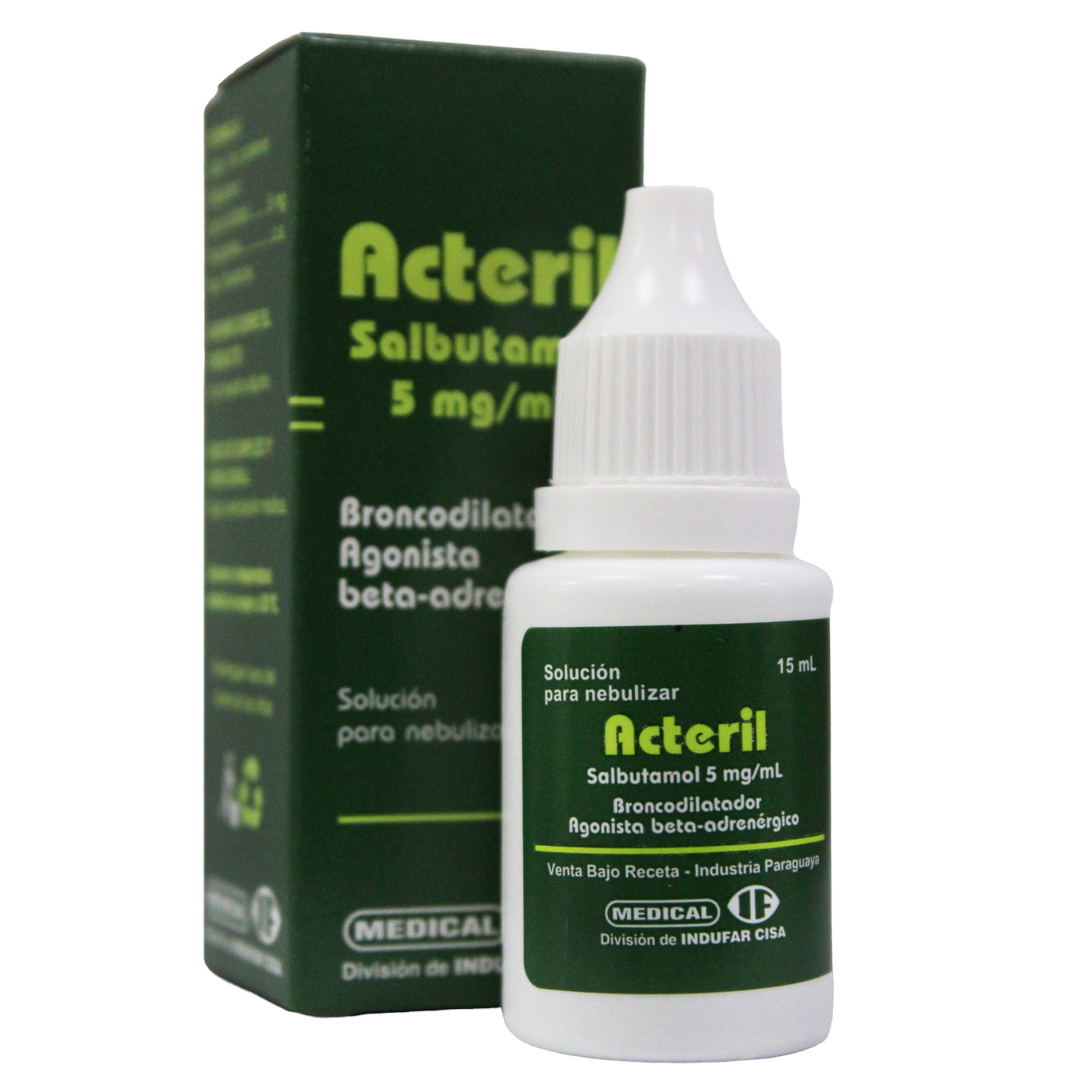 Acteril Salbutamol Gotas Solucion Para Nebulizar X 15Ml— Farmacorp