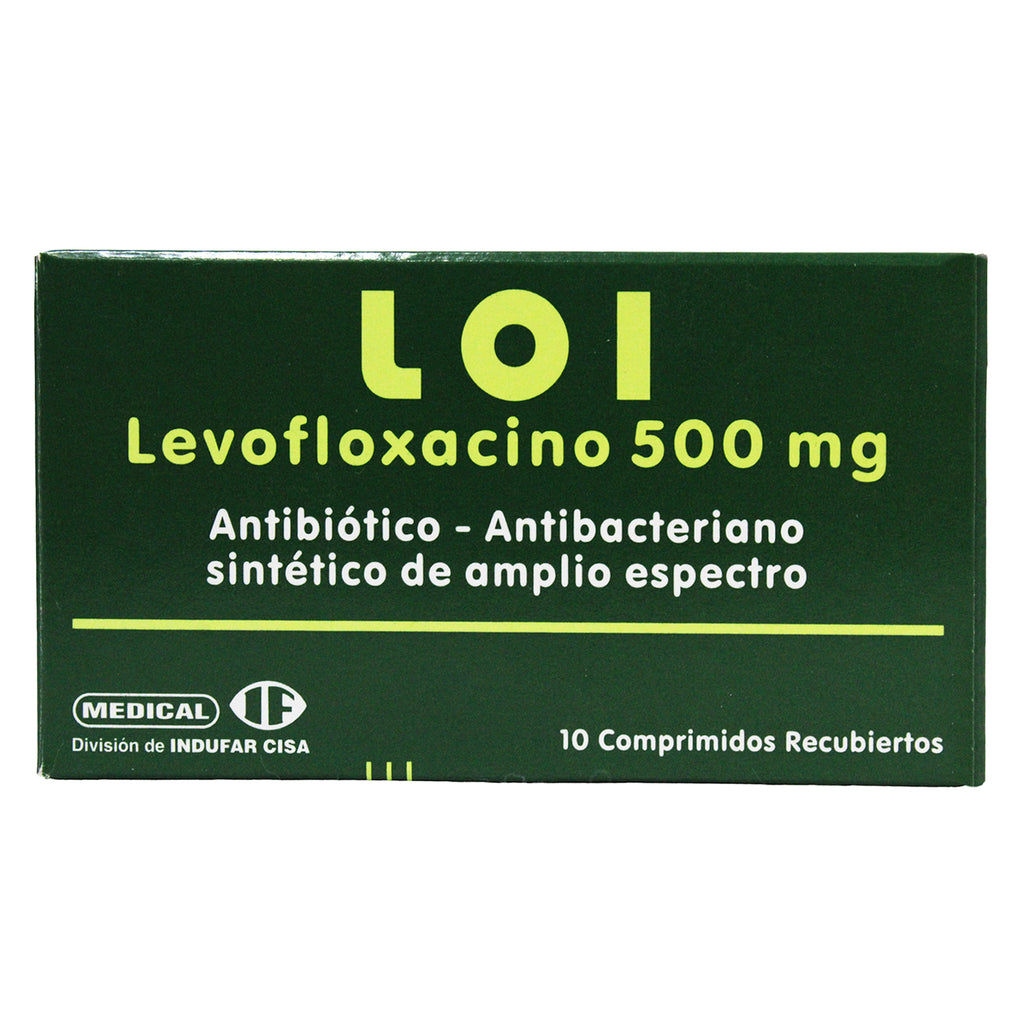 Levzal Levofloxacina 500Mg X Tableta— Farmacorp