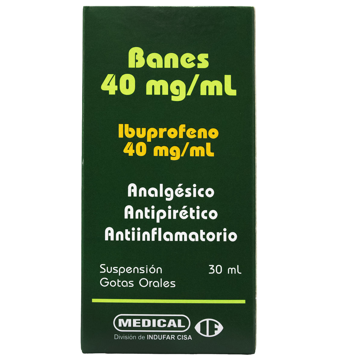 Banes 40Mg Ml Susp X 30Ml Ibuprofeno— Farmacorp