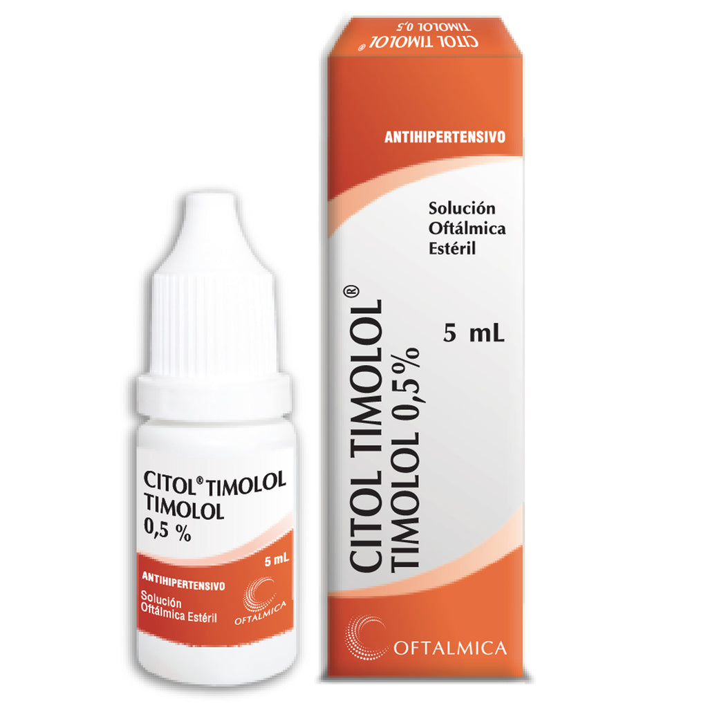 Timox 0.5% Colirio X 5Ml Timolol— Farmacorp