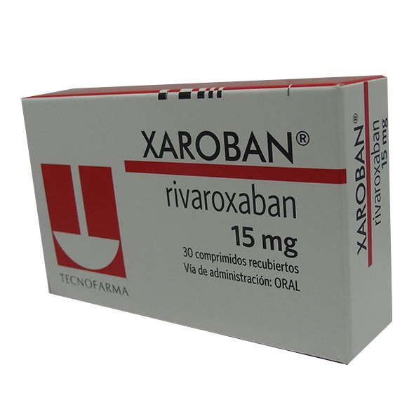 Xaroban 15Mg Rivaroxaban X Tableta— Farmacorp