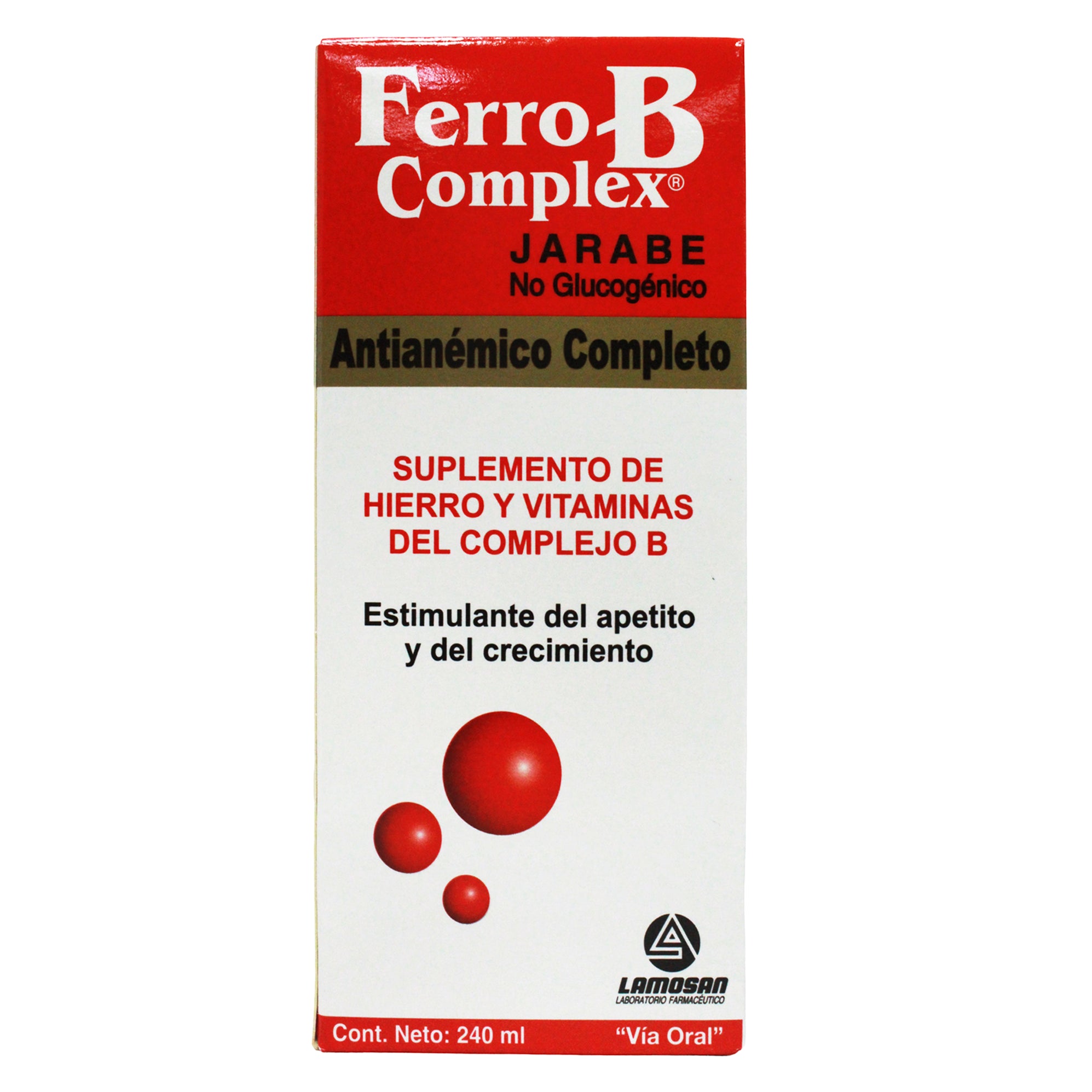 Ferro B Complex Jarabe Hierro Y Vitaminas X 240Ml— Farmacorp