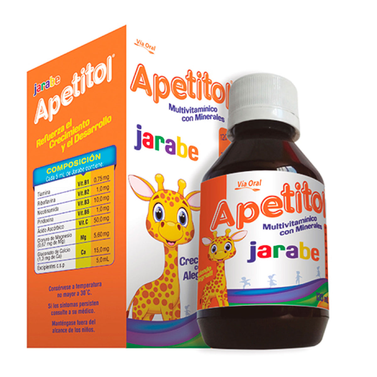 Apetitol Infantil Multivitaminico Jarabe X 120Ml— Farmacorp