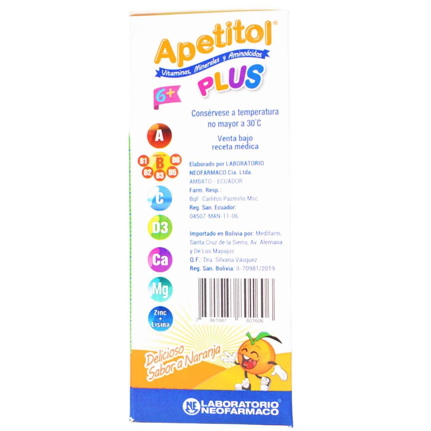 Apetitol Plus Multivitaminico Jarabe X 120Ml— Farmacorp