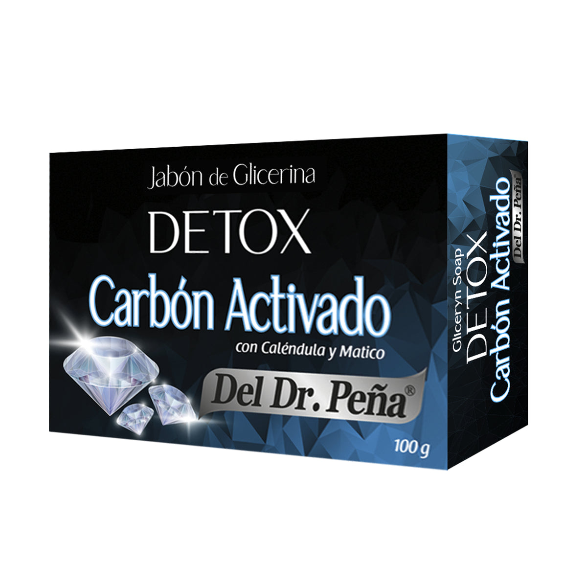 Jabón Dr Peña Detox Carbón Activado 110g— Farmacorp