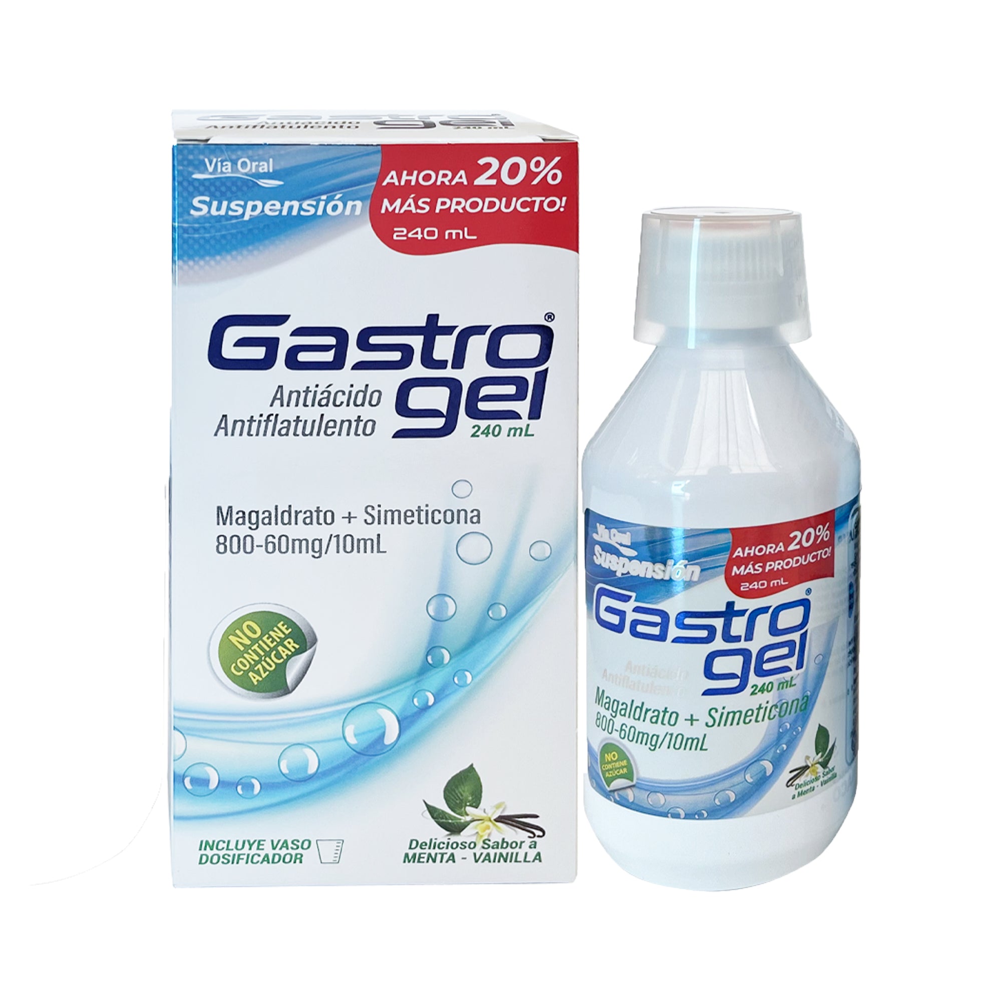 Gastrogel Magaldrato / Simeticona Suspensión X 240Ml— Farmacorp