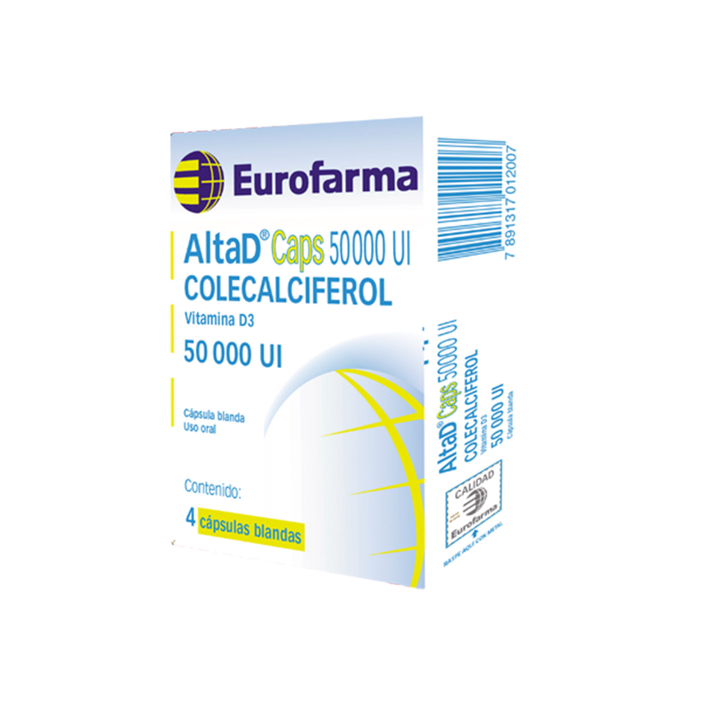 Altad Caps 50000Ui Vitamina D3 X Capsula Blanda— Farmacorp