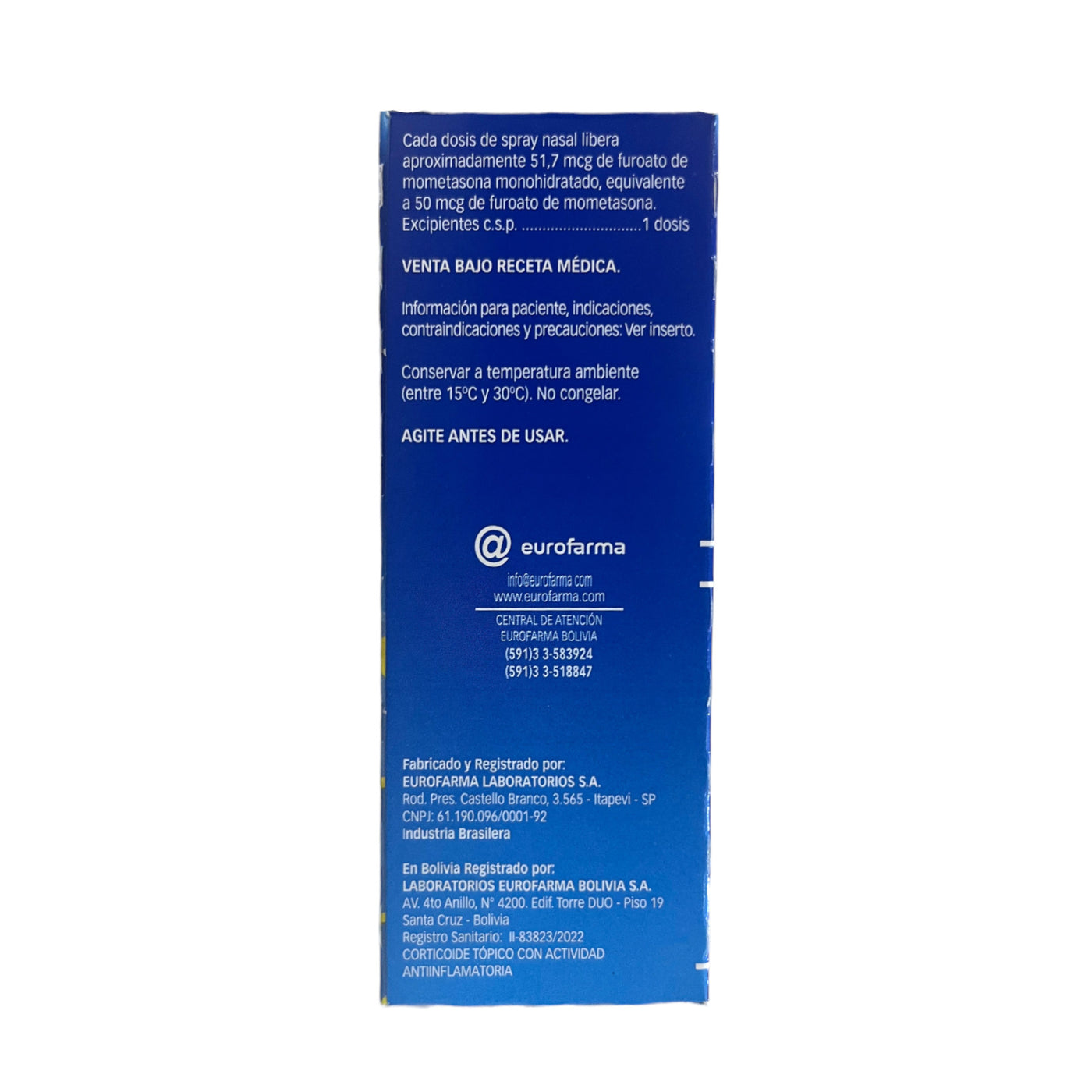 Ventus 50Mcg Mometasona Spray Nasal X Frasco— Farmacorp