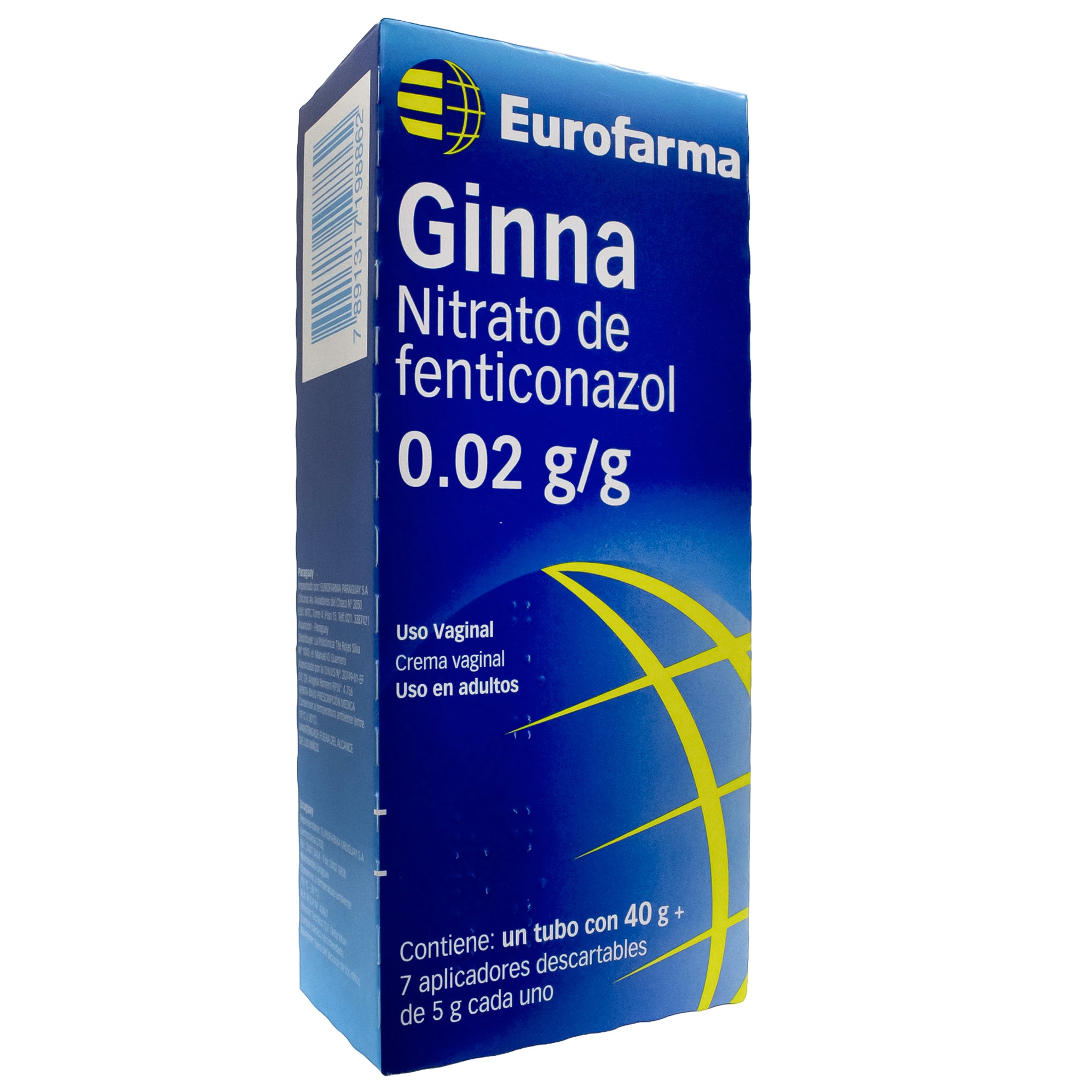 Ginna Crema Vaginal Nitrato Feticonazol X 40G— Farmacorp