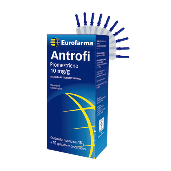 Antrofi 0.0010 Crema Vaginal Promestrieno X Tubo— Farmacorp