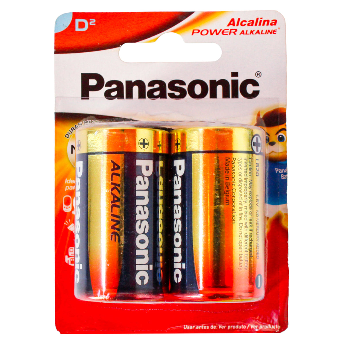Panasonic Pila Alcalina Power D X 2 Unidades— Farmacorp