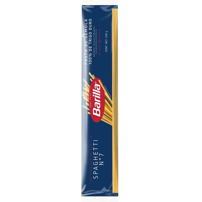 Pasta Barilla Spaghetti No.7 X 200G— Farmacorp