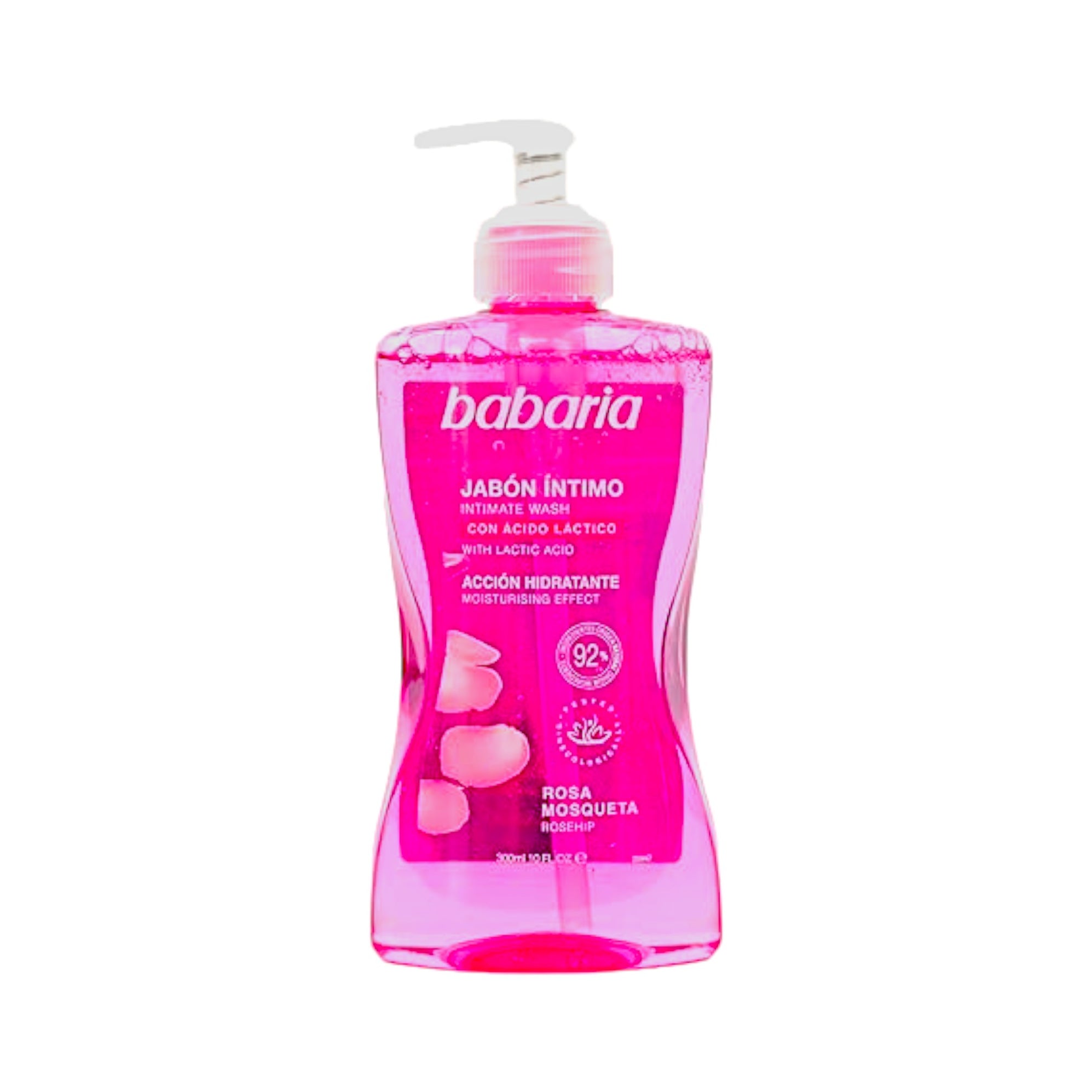 Jabón Íntimo Babaria Rosa Mosqueta 300ml: Cuidado Suave— Farmacorp