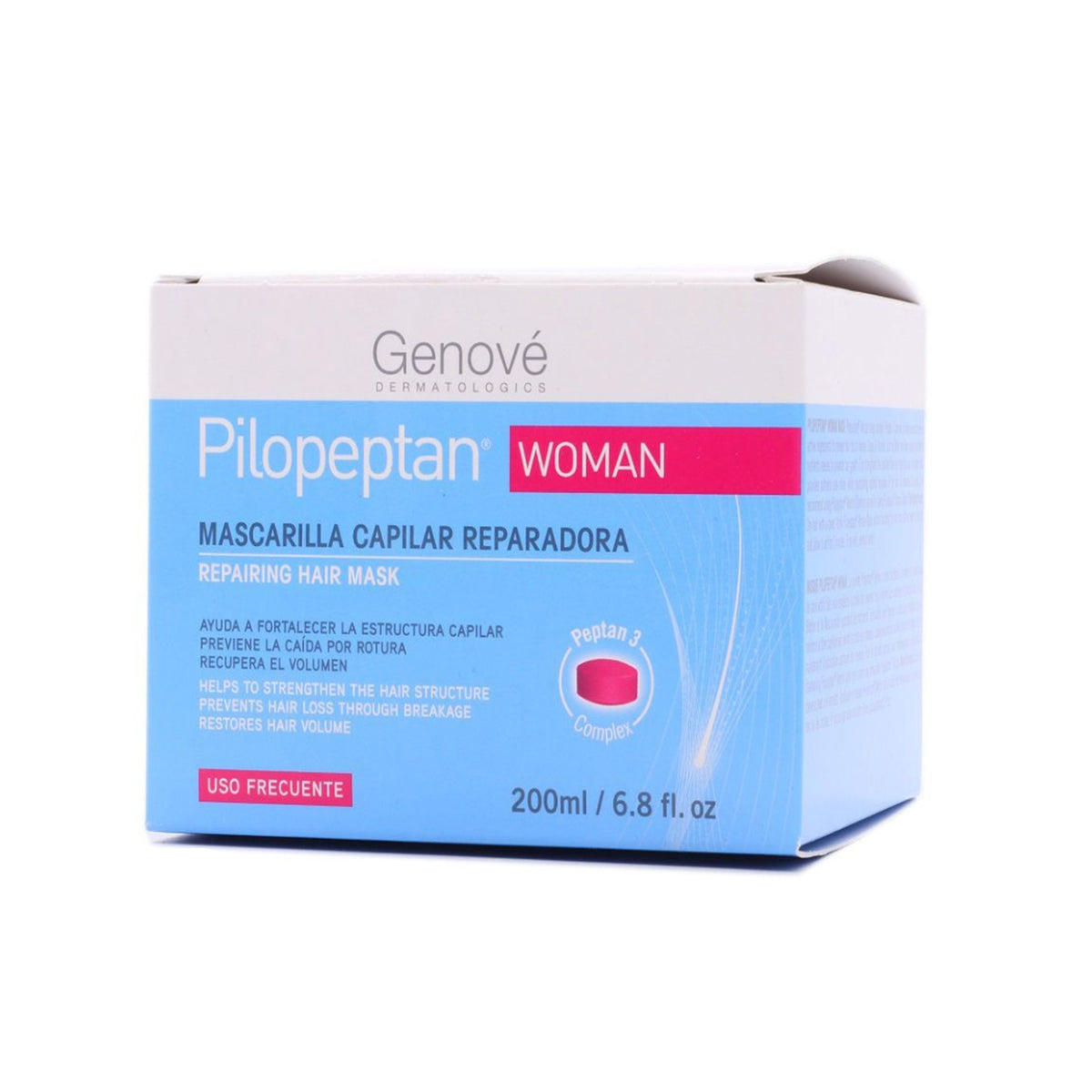 Mascarilla Capilar Reparadora Genove Pilopeptan Woman X 200Ml— Farmacorp