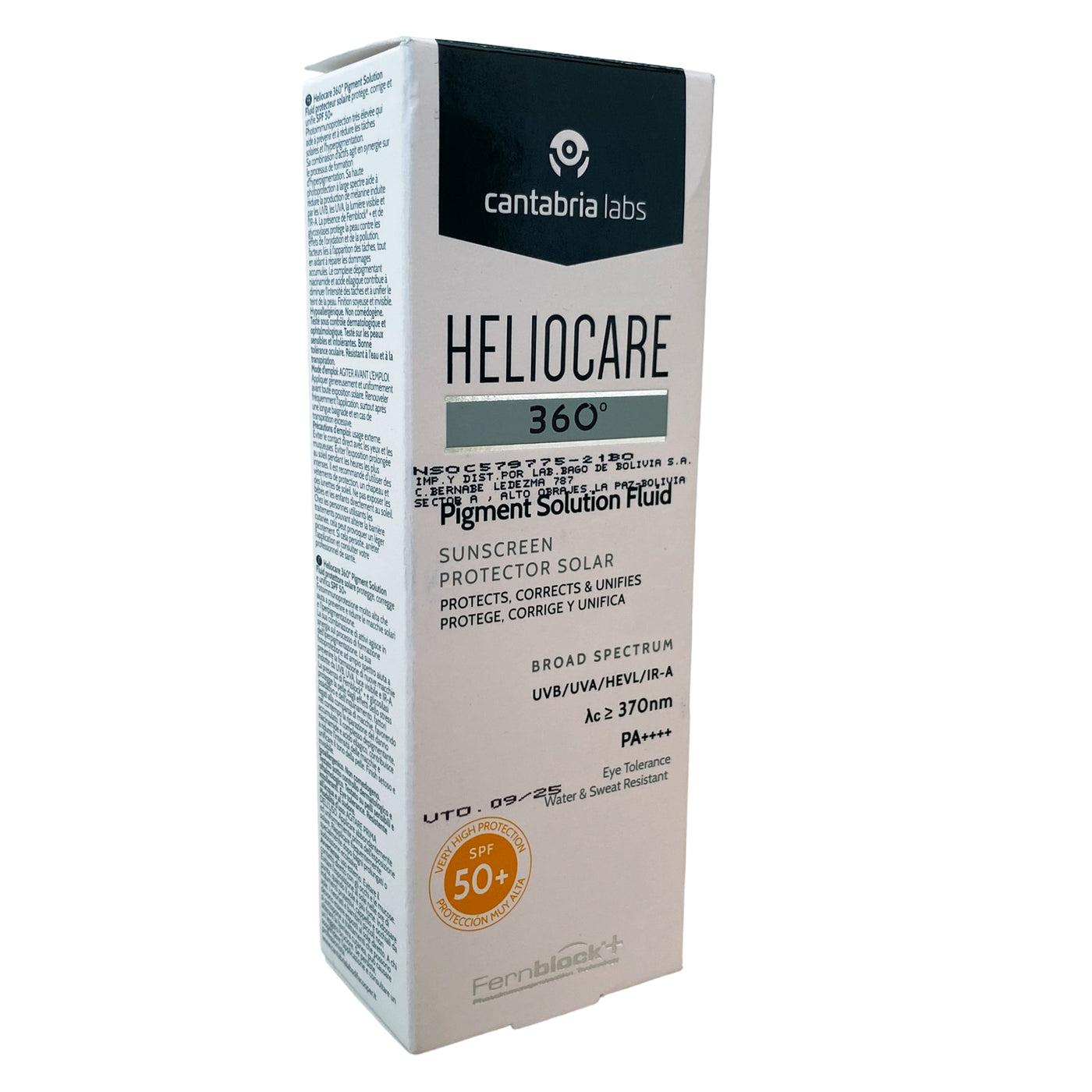 Heliocare 360 Protector Solar Spf50 Pigment Solution Fluid X 50Ml ...