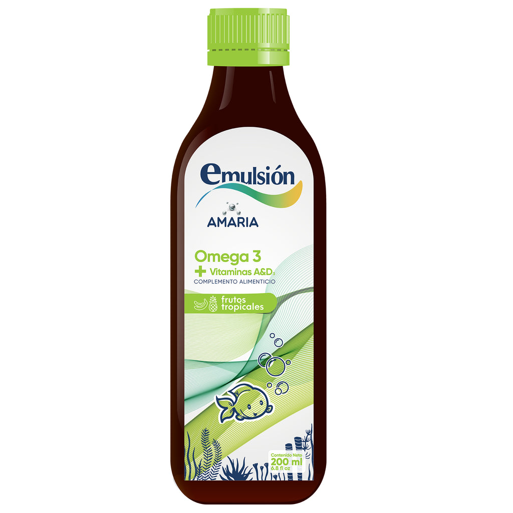 Emulsion Farmacorp Omega 3 Vitaminas Sabor Naranja X 200Ml