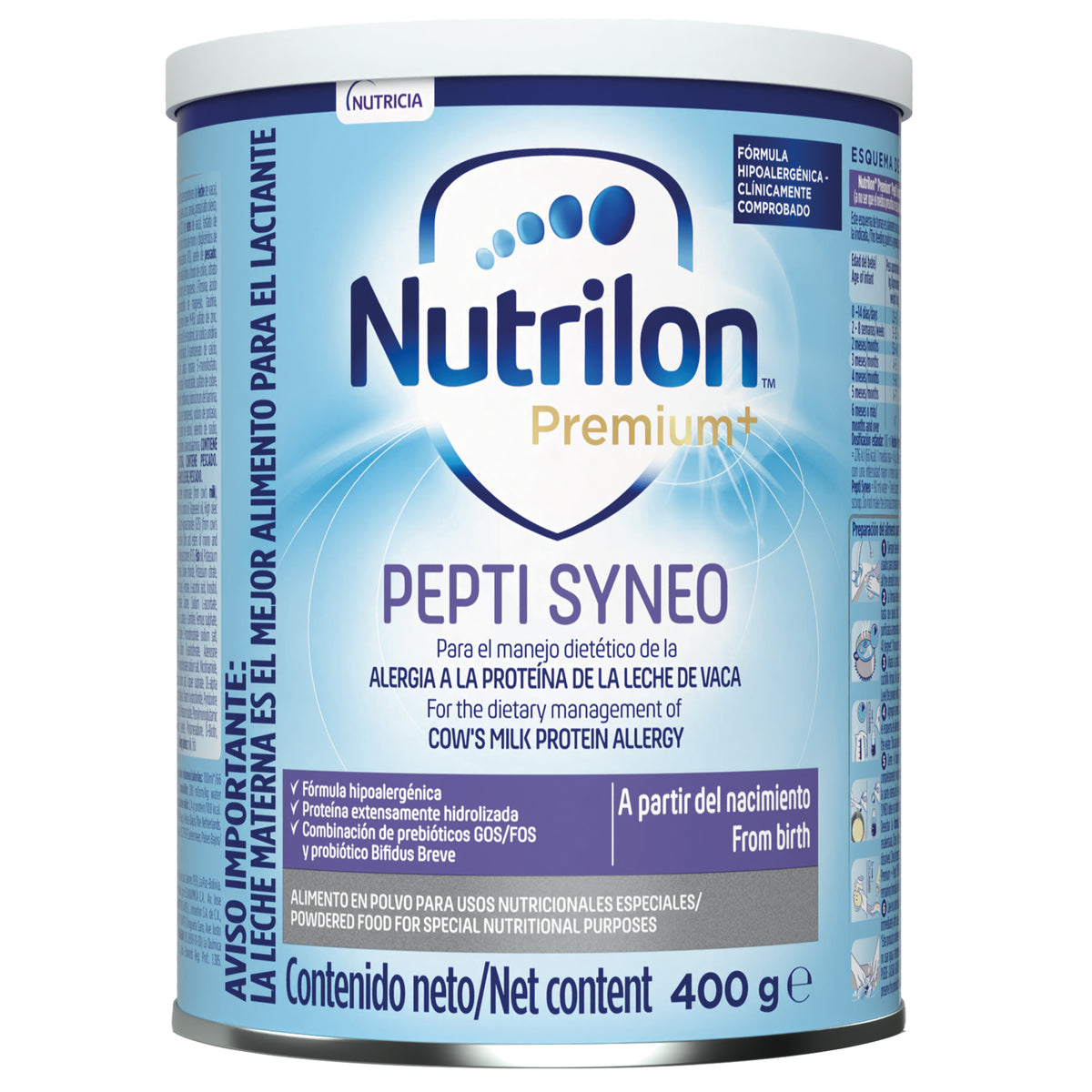 Nutrilon Premium Pepti Syneo Lata X 400G— Farmacorp